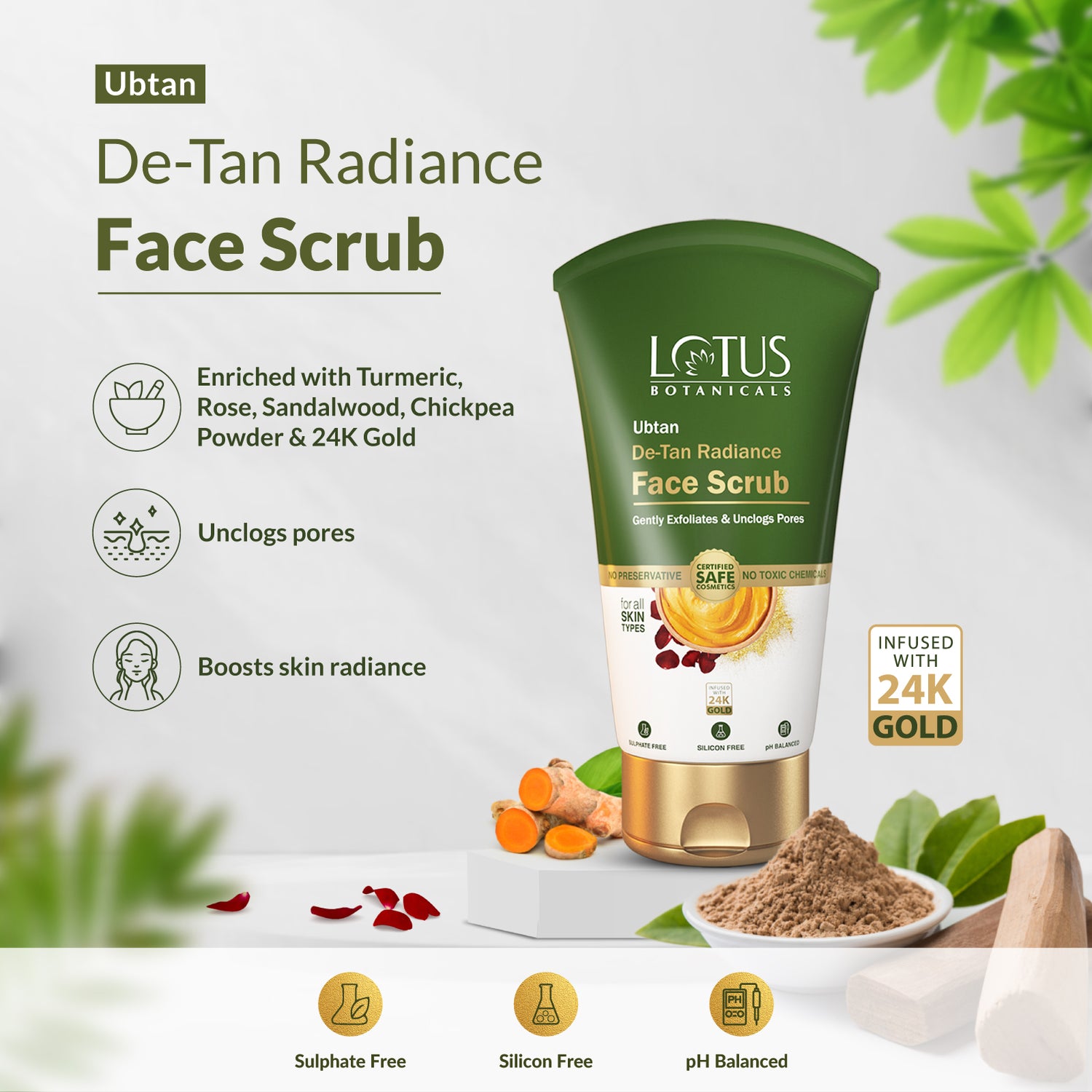 Get Your Skin Glowing with Ubtan De-Tan Radiance Combo - Say Goodbye To ...