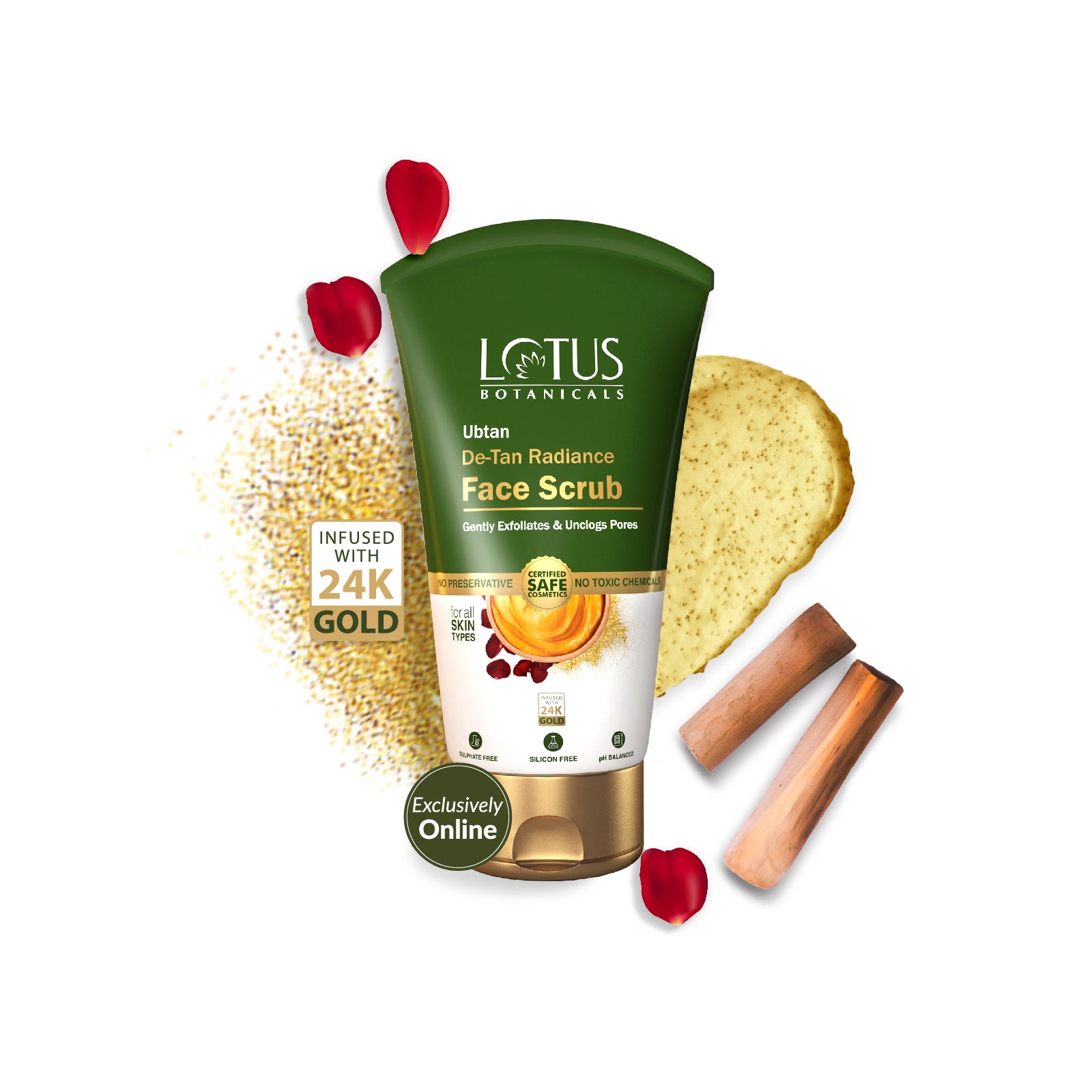 Get Glowing Skin Today with Ubtan Face Scrub Experience The Ultimate Radiance Lotus Botanicals