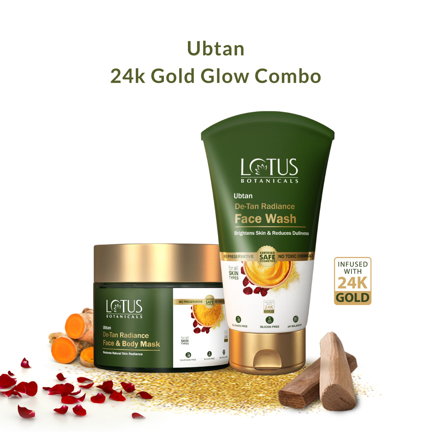 Get The Ultimate 24K Gold Glow with Ubtan'S Luxurious Combo - Transform Your Skin Today! | Lotus ...
